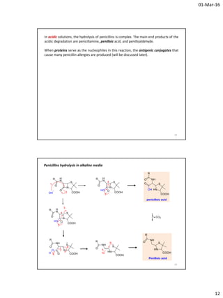 Medicinal chemistry iii_penicillins_part_1 | PDF