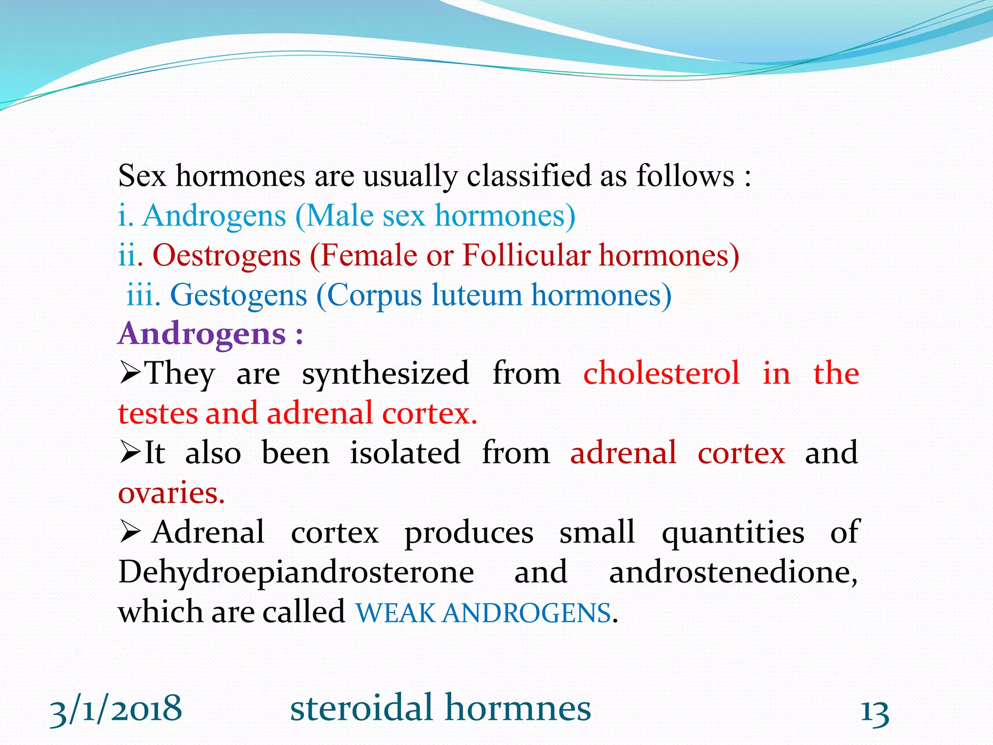 Medicinal Chemistry of Steroidal Hormones.pptx