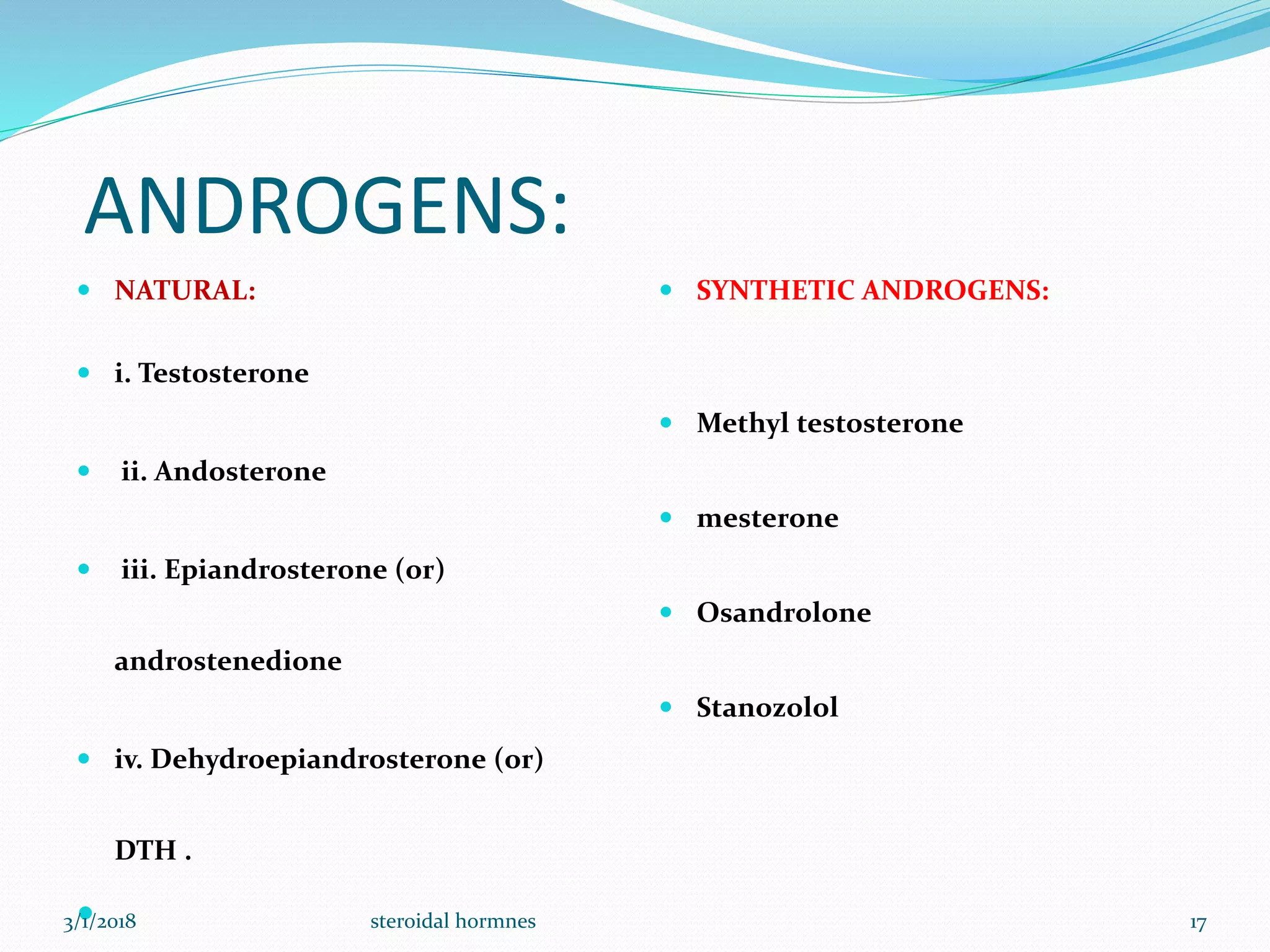 Medicinal Chemistry of Steroidal Hormones.pptx