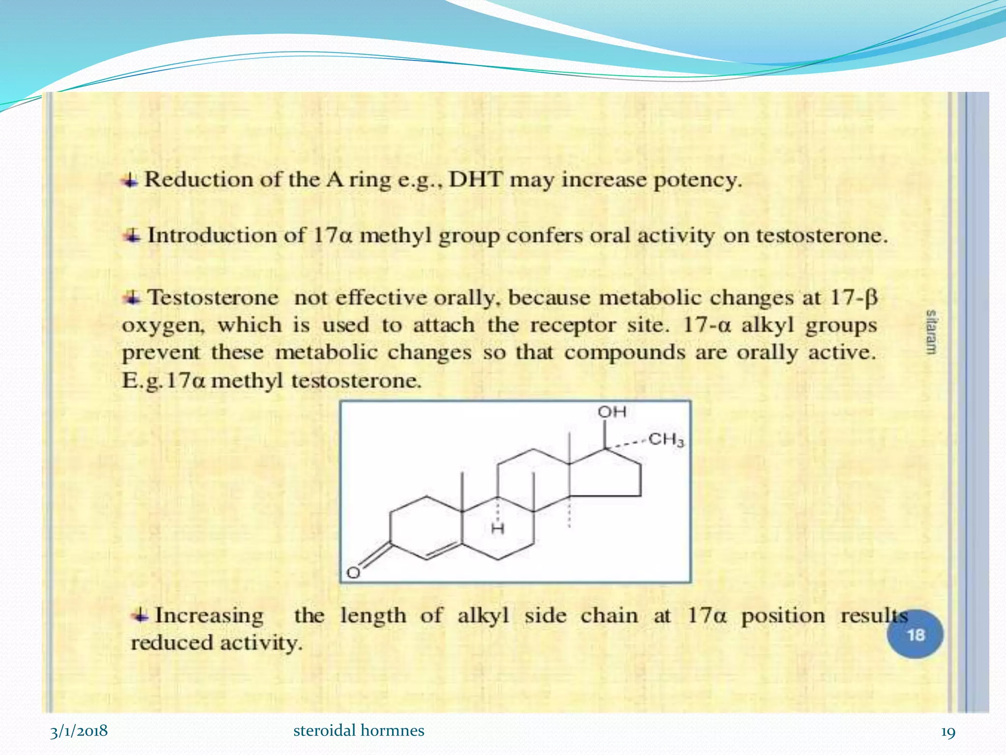 Medicinal Chemistry of Steroidal Hormones.pptx