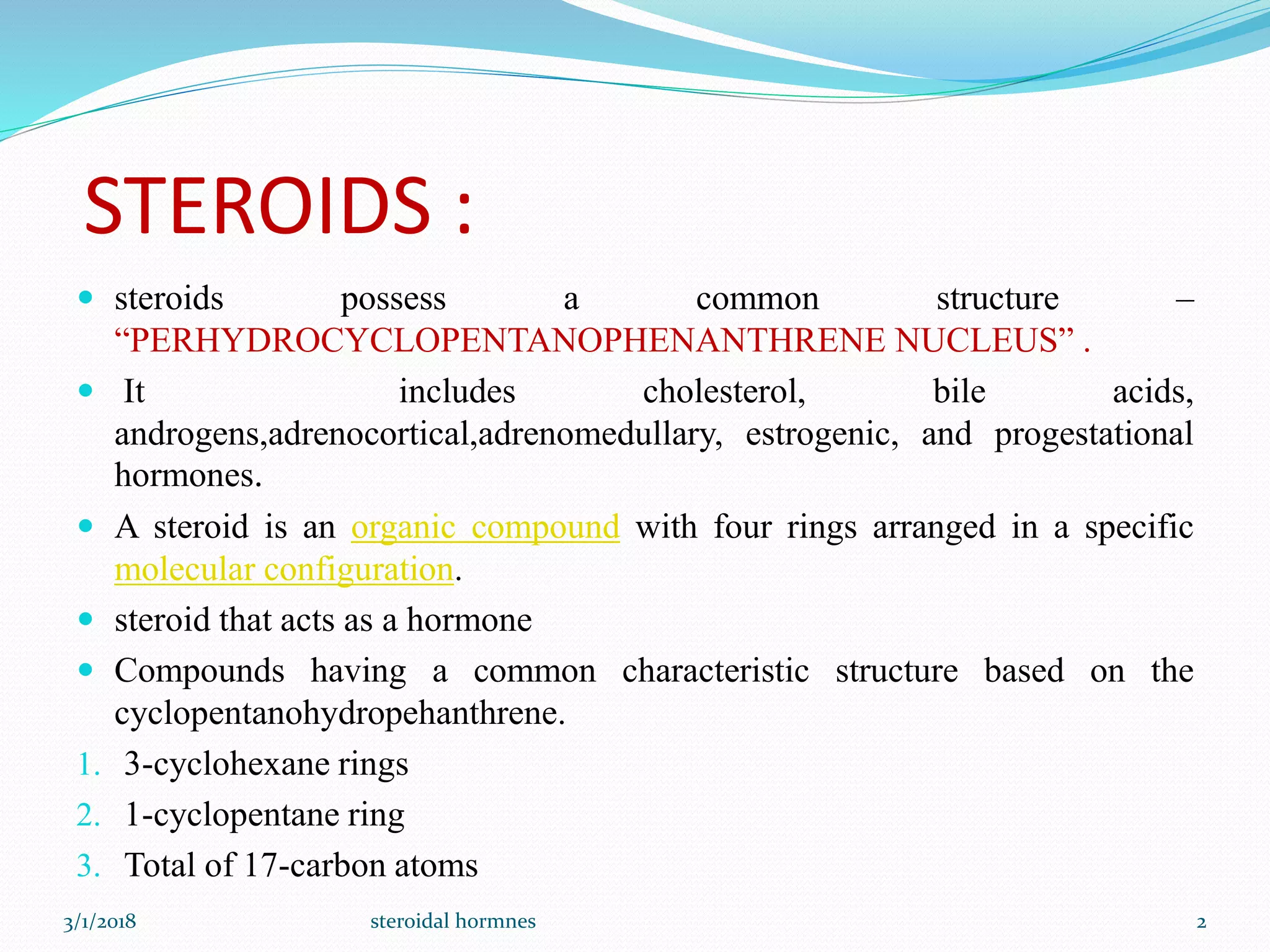 Medicinal Chemistry of Steroidal Hormones.pptx