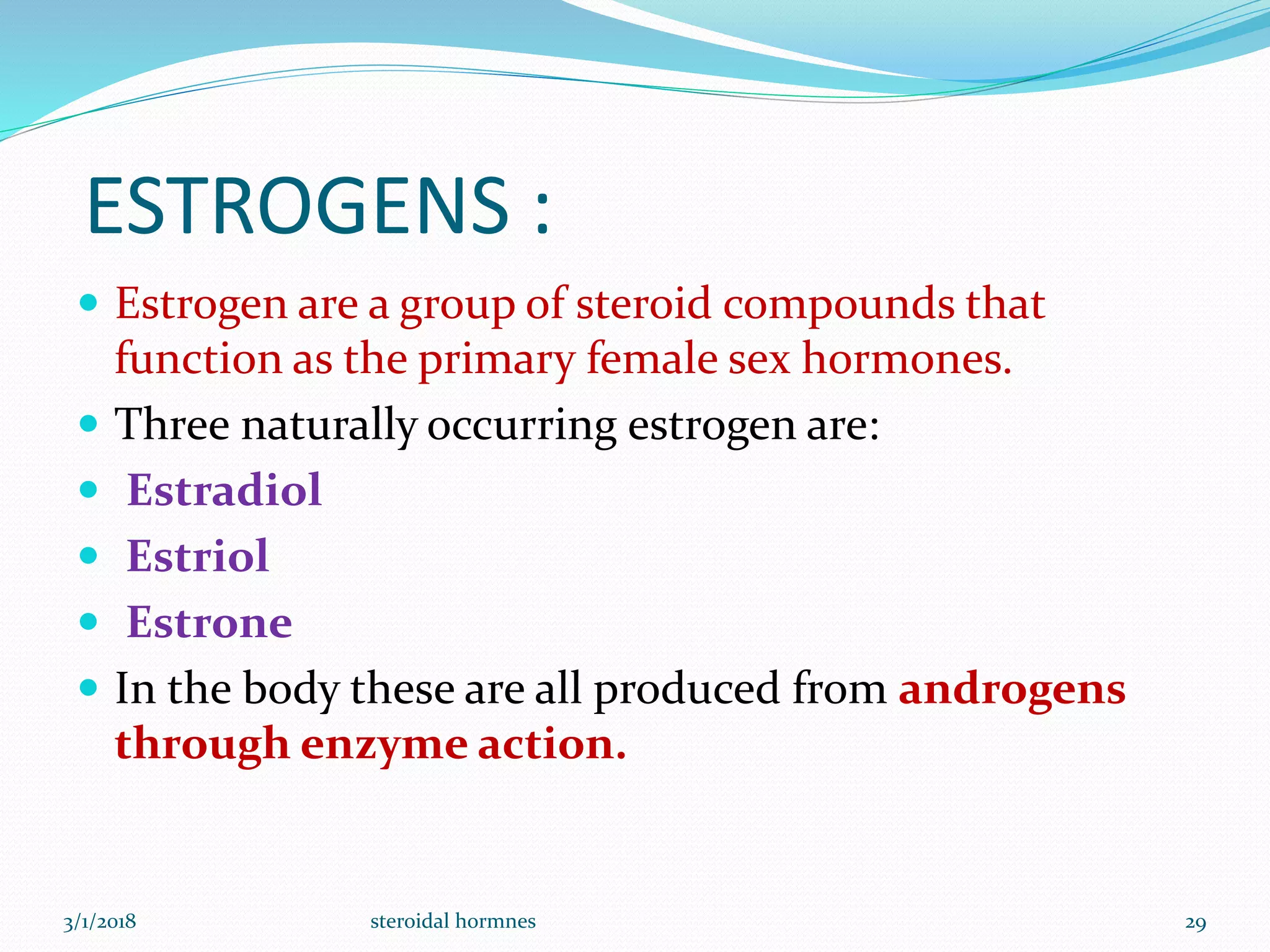 Medicinal Chemistry of Steroidal Hormones.pptx