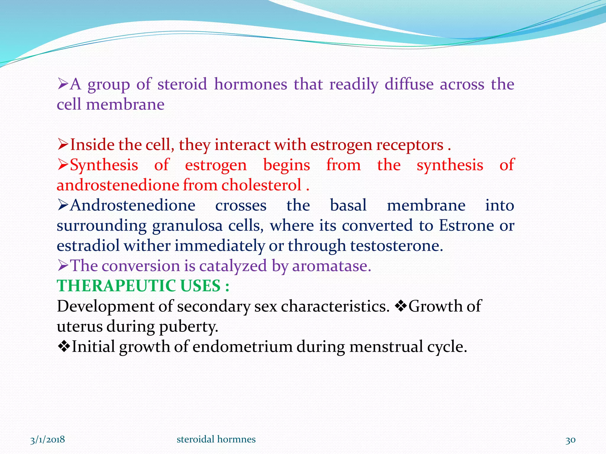 Medicinal Chemistry of Steroidal Hormones.pptx
