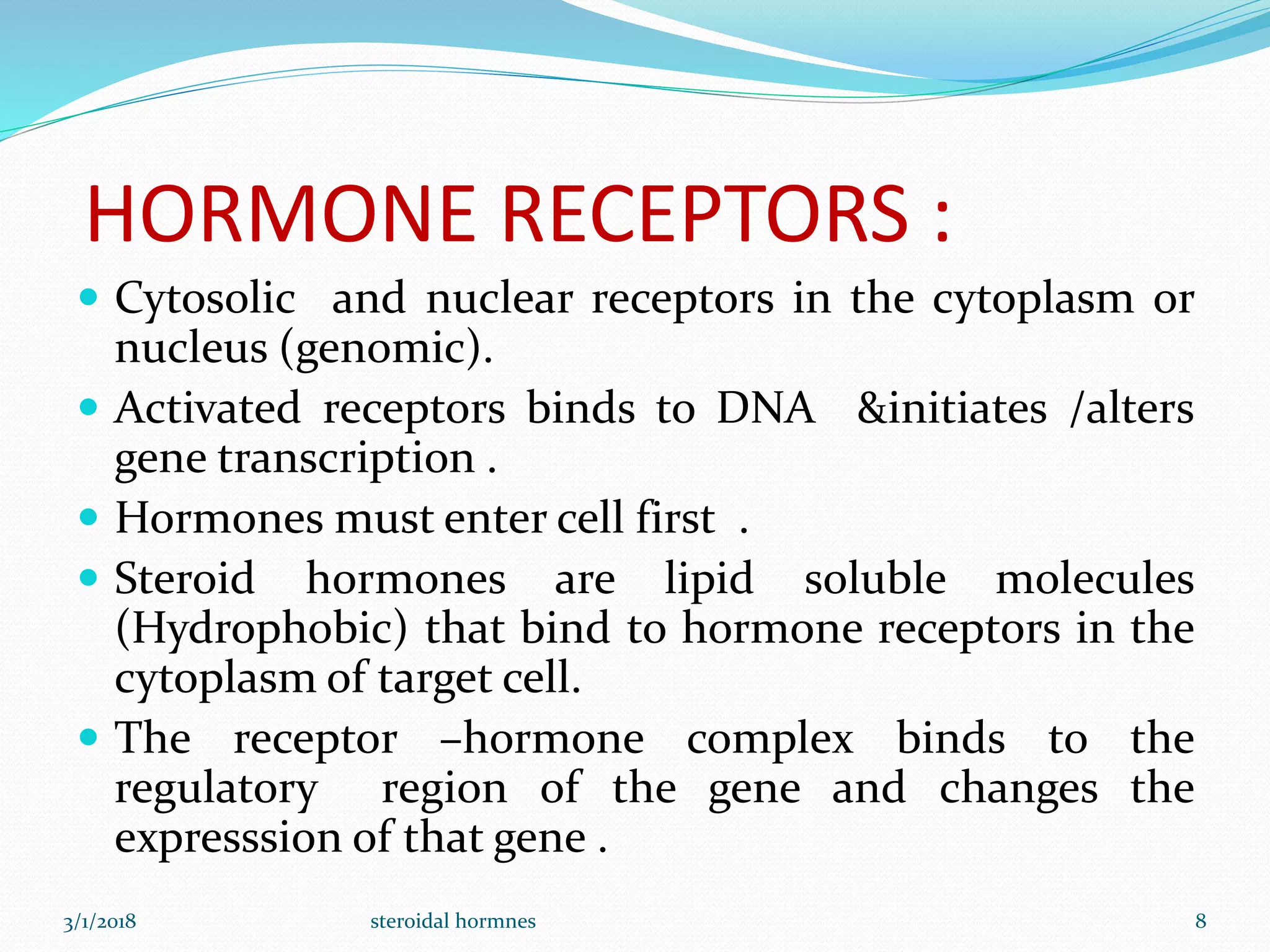 Medicinal Chemistry of Steroidal Hormones.pptx