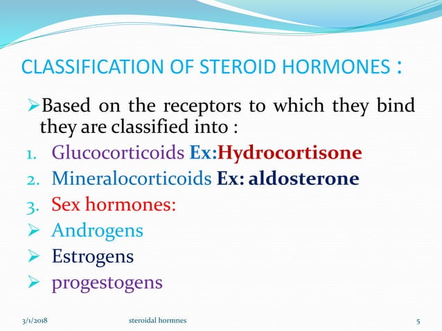 Medicinal Chemistry of Steroidal Hormones.pptx | Hormonal Disorders ...