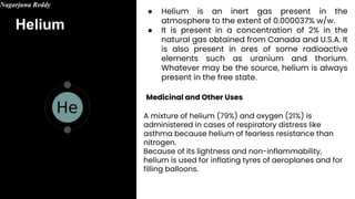 Medicinal gases by Nagarjuna Reddy | PDF