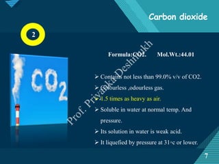 MEDICINAL GASES OR INHALANTS IN PHARMACEUTICALS | PDF