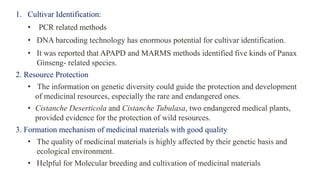 MEDICINAL PLANT BIOTECHNOLOGY UNIT 1, PCG SEM 2.pptx