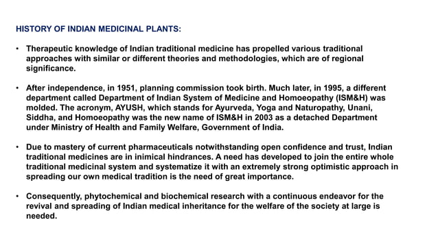 Medicinal plants introduction | PPTX | Herbs and Supplements ...