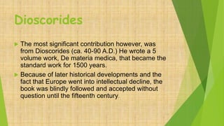 Medicinal plants and their uses | PPTX