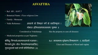 Medicinal Plants of Rigveda - Dr Akhilraj A R | PPTX