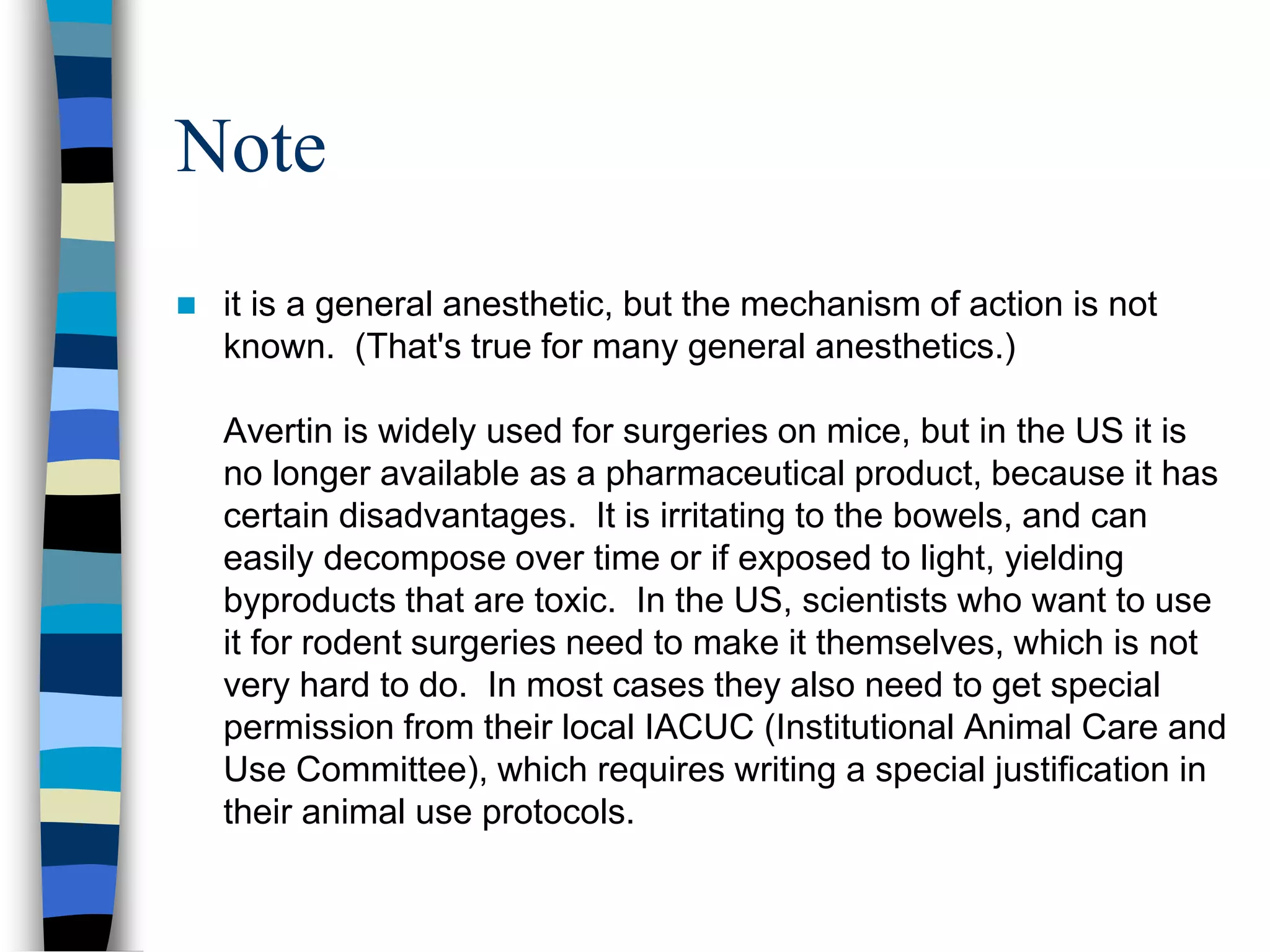general anesthetics | PPT