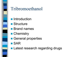 general anesthetics | PPT