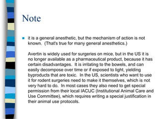 general anesthetics | PPT