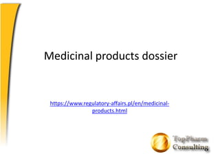 Medicinal products dossier | PDF