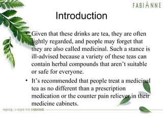 Medicinal tea | PPT