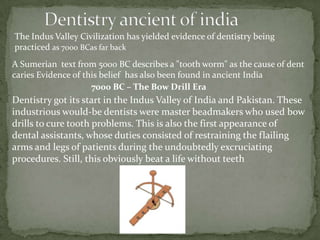 Medicin and densitry in ancient india | PPTX