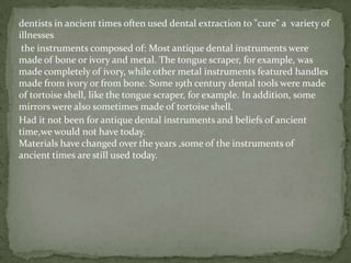 Medicin and densitry in ancient india | PPTX