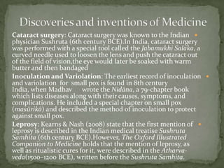 Medicin and densitry in ancient india | PPTX