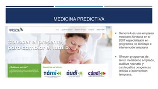 Medicina predictiva | PPTX