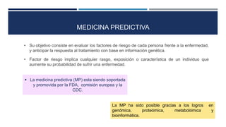 Medicina predictiva | PPTX