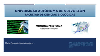Medicina predictiva | PPT