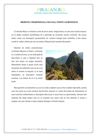 Medicina traditionala mayasa | PDF