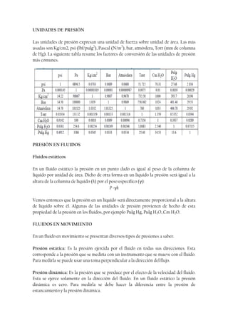 Medición de presión | PDF