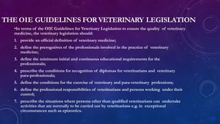 Veterinary laws and ethics | PPTX