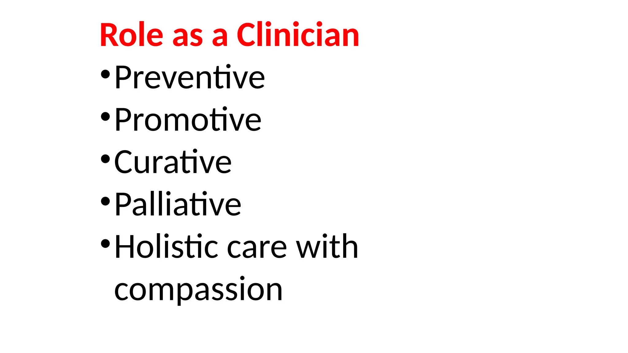 Role of physician in health care system. | PPTX