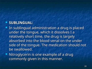 MEDICINE.ppt for nurses and lhvs ppt for bsn | PPT