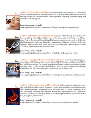 Medicine and Healthcare Journals-Sryahwa Publications | PDF