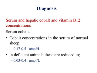 MEDICINE- Cobalt Deficiency and its effects. | PPT