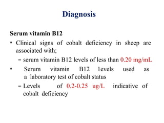 MEDICINE- Cobalt Deficiency and its effects. | PPT