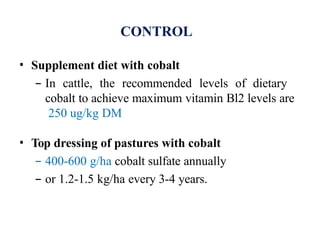 MEDICINE- Cobalt Deficiency and its effects. | PPT