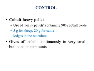 MEDICINE- Cobalt Deficiency and its effects. | PPT