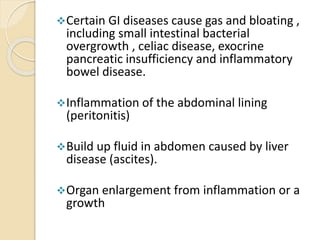 MEDICINE - DISTENDED ABDOMEN.with examplespptx | PPTX