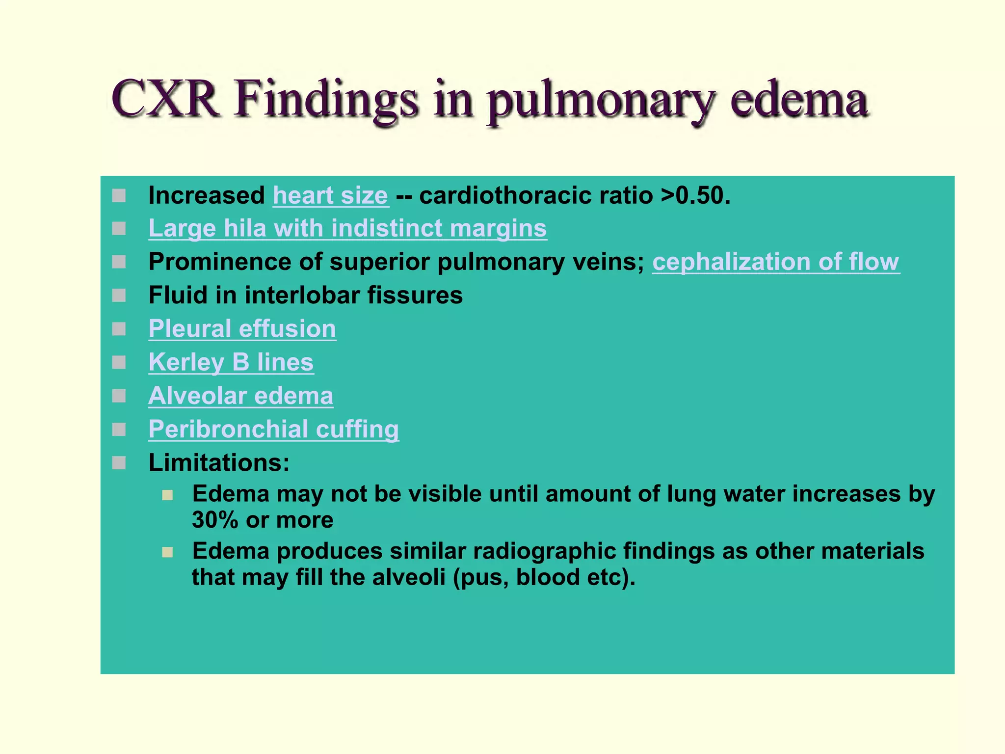 GEMC: Acute Pulmonary Emergencies: Pulmonary Embolism, Pulmonary Edema ...