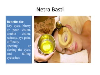 Basti karma & Nasya therapy in Ayurveda.ppt