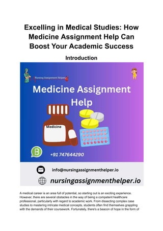 Medicine Assignment Help | PDF