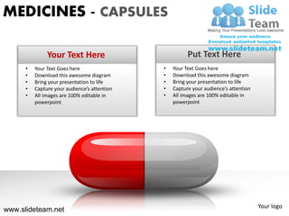 Medicine capsules powerpoint ppt slides. | PDF | Computing | Technology ...