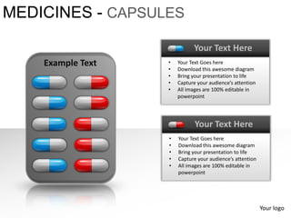 Medicine capsules powerpoint presentation templates | PPTX