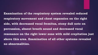 Pleural effusion | PPTX