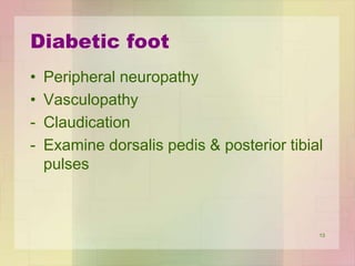 Complications of DM | PPT