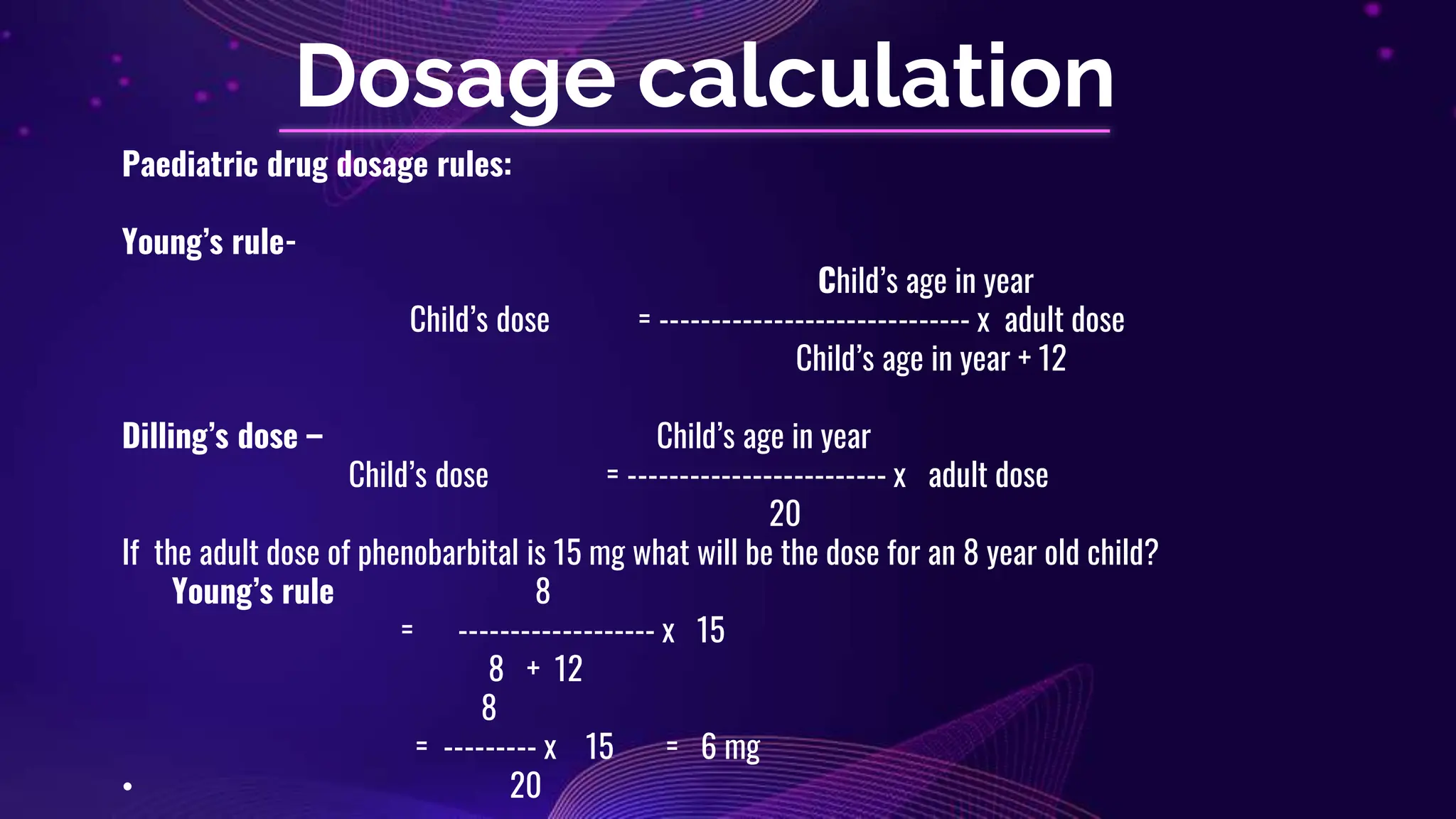 Medicine, Dosage calculation and administration drugs used in pregnancy ...