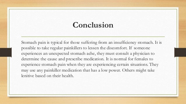 Medicine for Stomach Pain | PPTX | Pregnancy | Reproductive Health