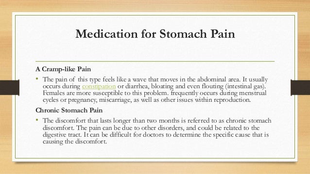 Medicine for Stomach Pain | PPTX