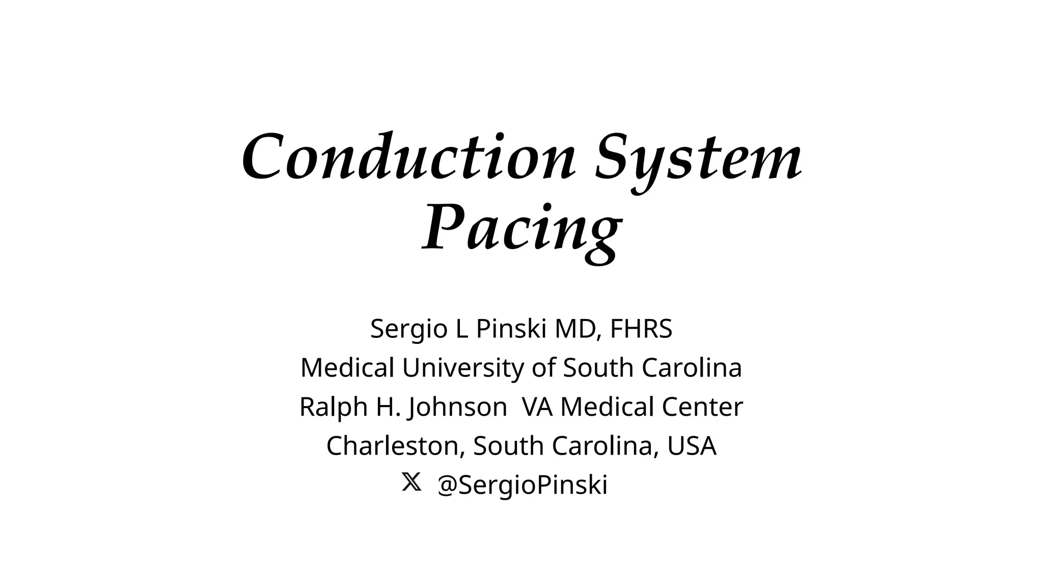 Review of conduction system pacing | PPTX