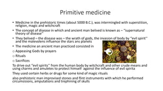 Medicine in different culture and ghe way of treatment | PPT