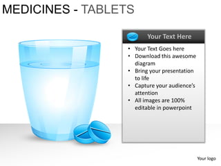 Medicine medical tablets drugs powerpoint presentation templates | PPT